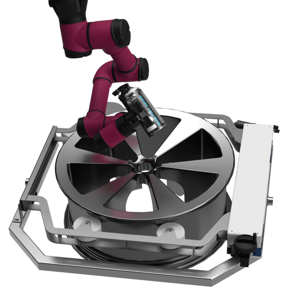 Automatic Wheel Painting Robot - Aer-o-cure